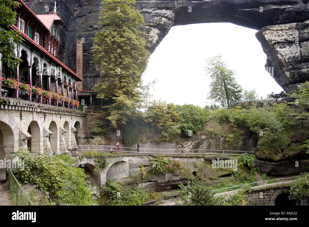 Pravcicka Gate Czech Republic Stock Photo - Alamy