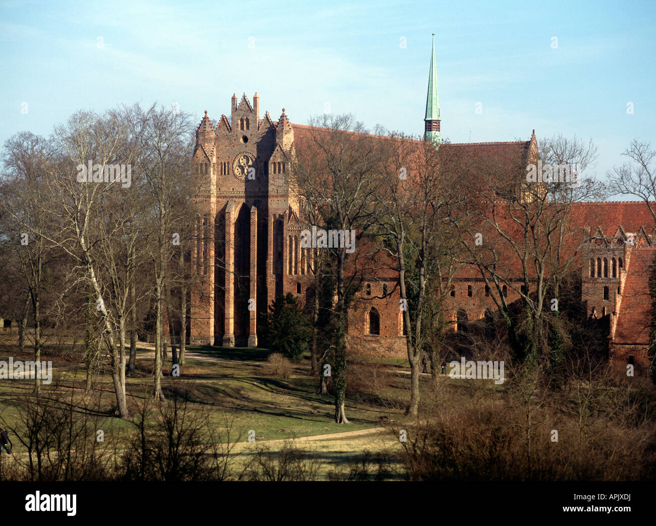 Chorin, Zisterzienserkloster, Blick von Südwesten Stock Photo - Alamy