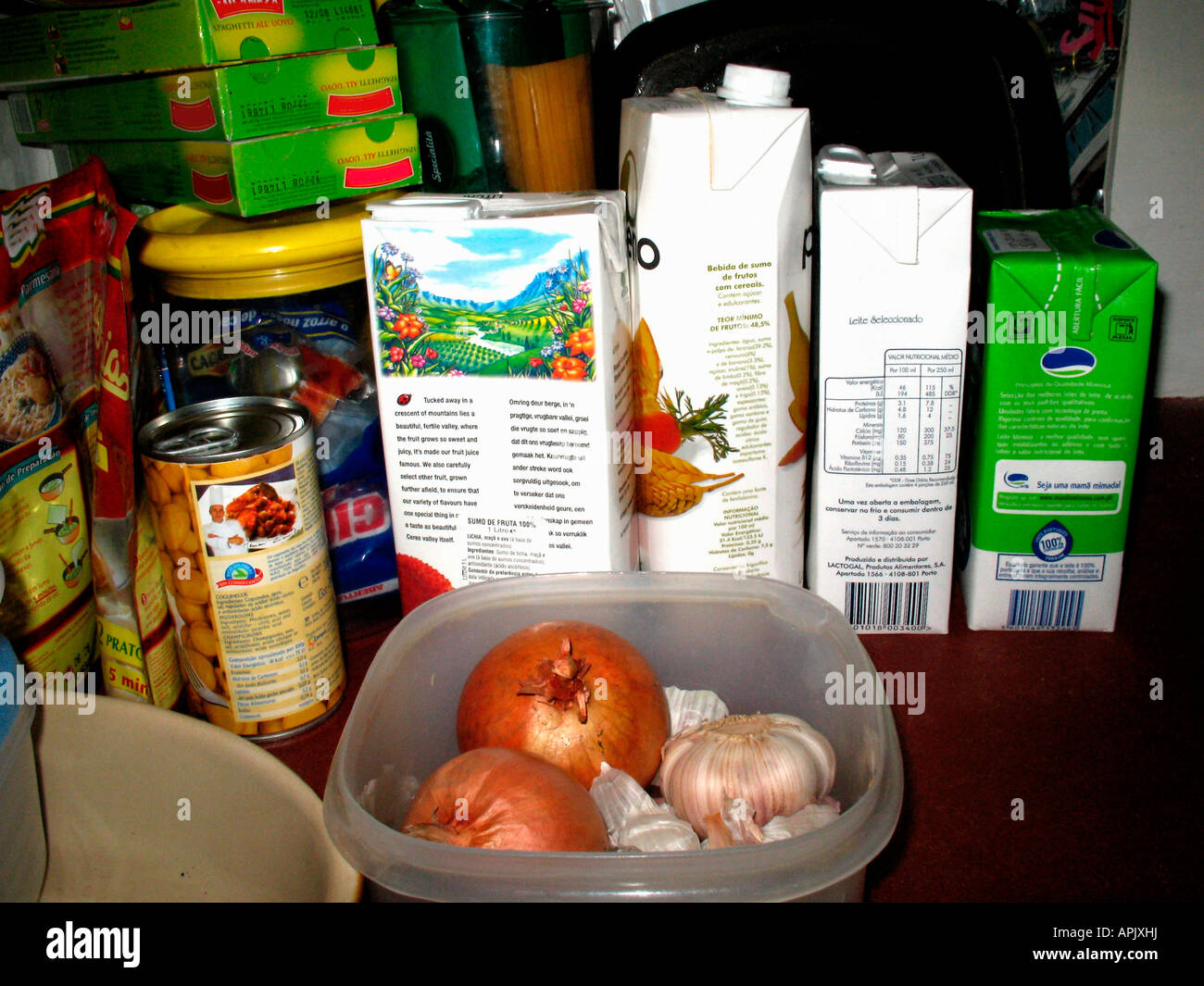 Foodstuff kept at home Stock Photo - Alamy