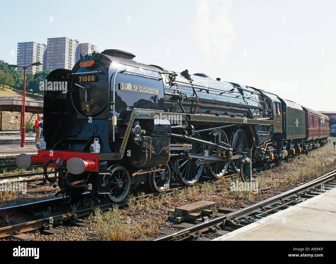 Last steam engine built for british rail hi-res stock photography and ...