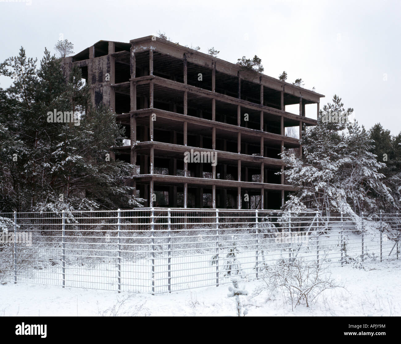 Prora/Rügen, KDF-Seebad, Clemens Klotz 1936-41, Invest-Ruine ...