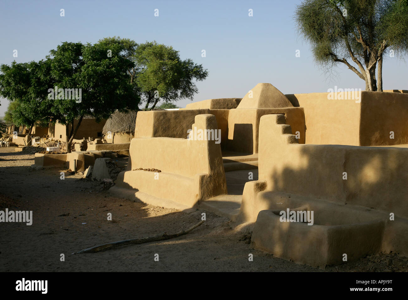 Traditionally constructed Rajasthan house, Near Jaisalmer, Rajasthan ...