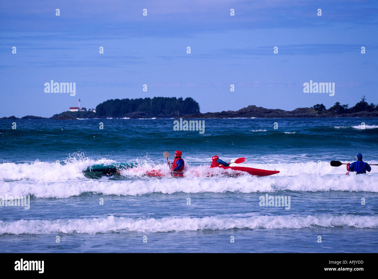 Ocean Kayaking on Pacific Ocean near Pacific Rim National Park Reserve ...