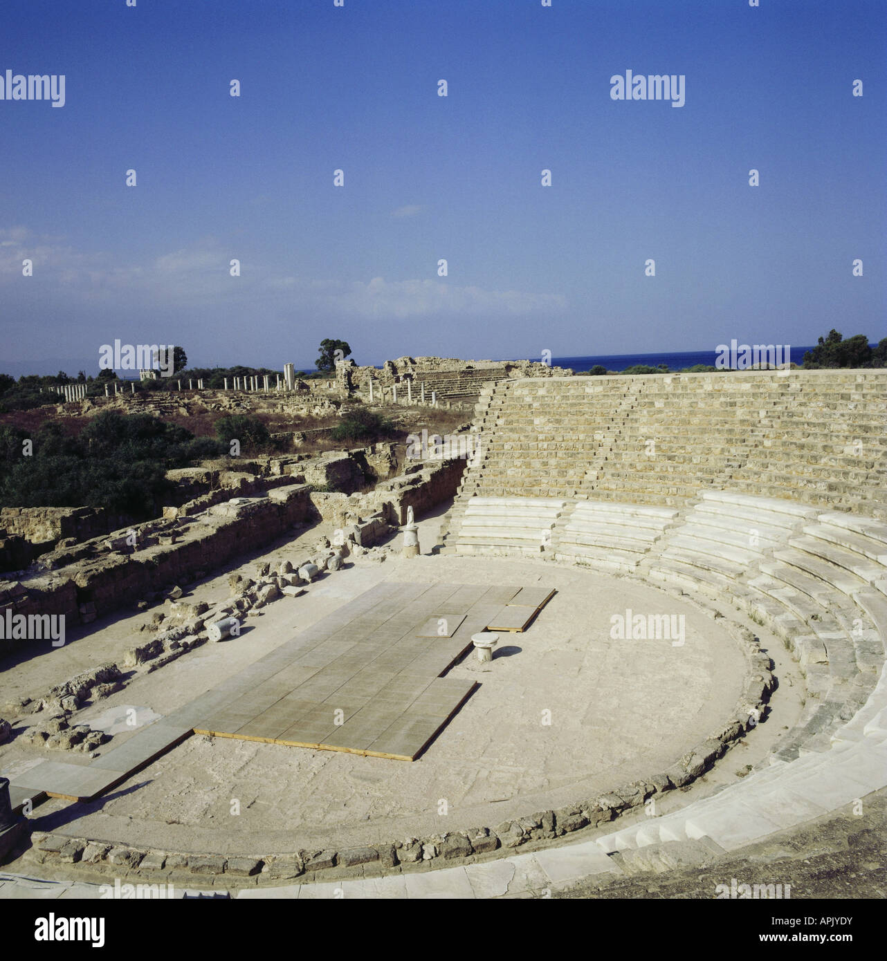 geography / travel, Cyprus, Salamis, amphitheatre, theatre, ancient ...