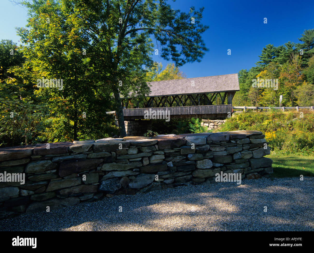 The packard hill covered bridge hi-res stock photography and images - Alamy