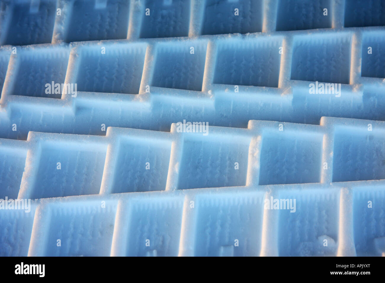 tire tracks in snow nice texture and detail Stock Photo - Alamy
