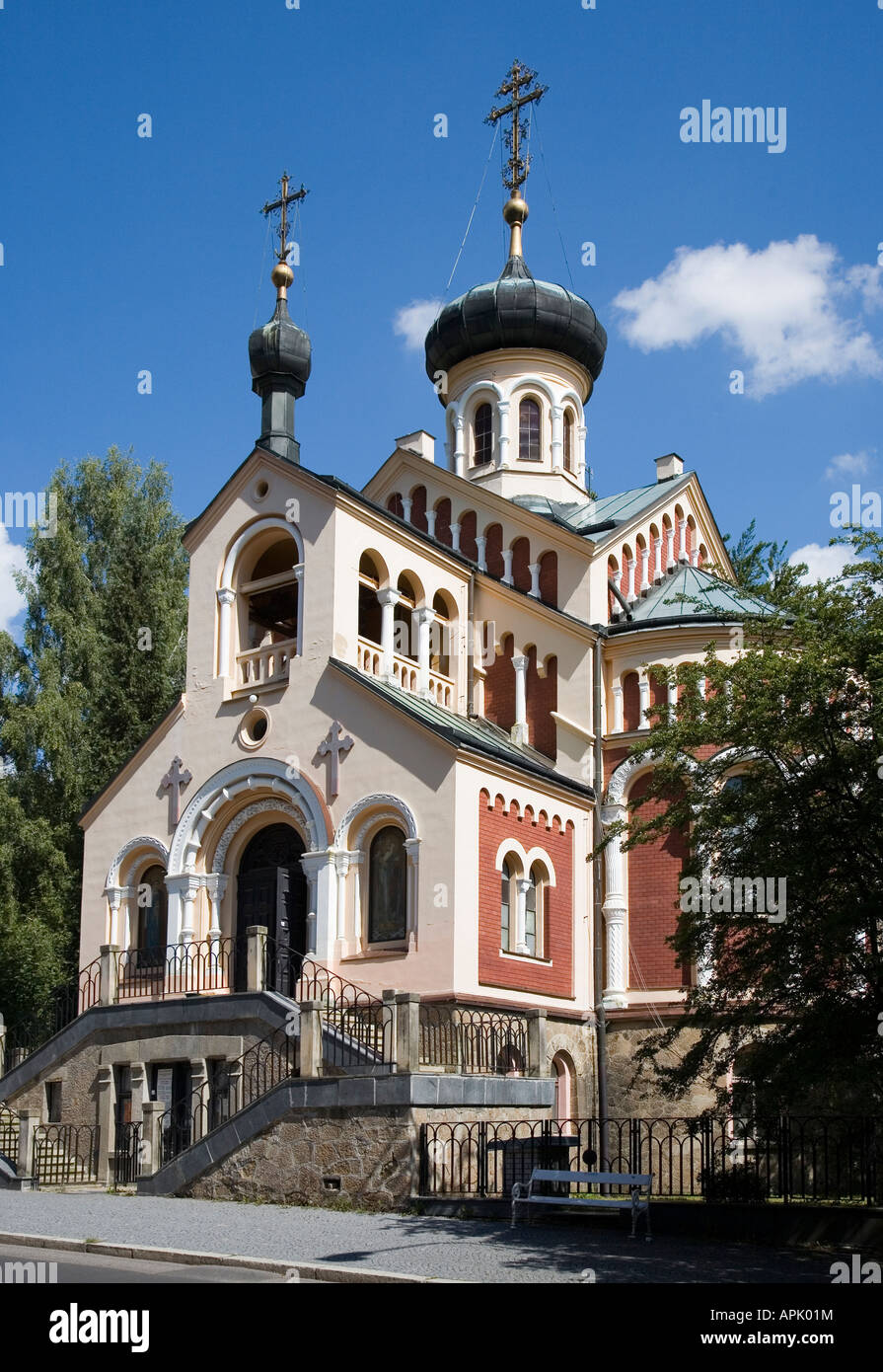 Pravoslavny Kostel Russian Orthodox Church Marianske Lazne Czech ...