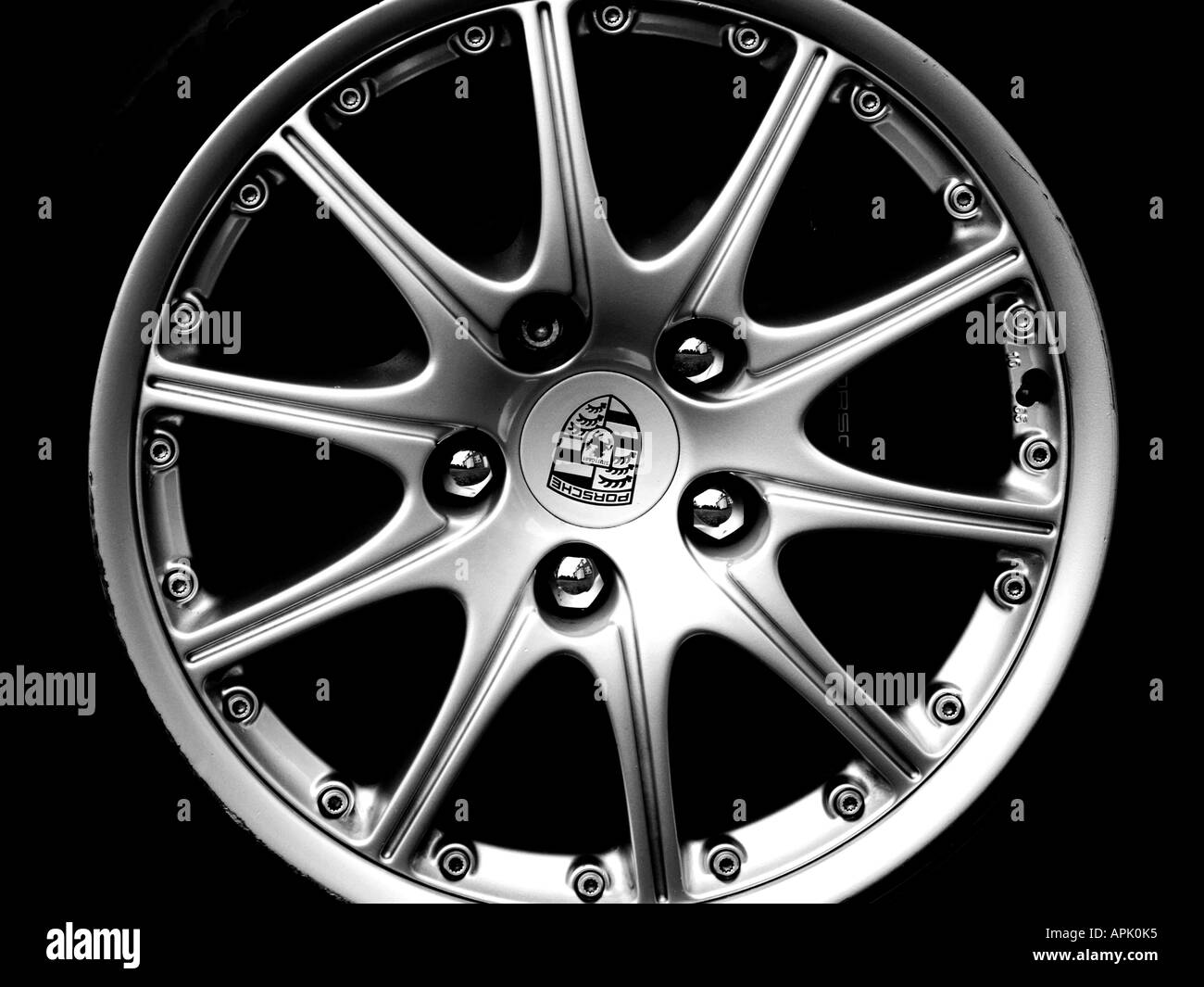 Porsche 911 wheel Stock Photo - Alamy