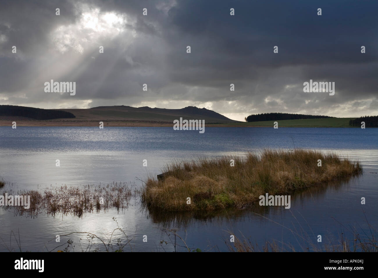 crowdy reservoir bodmin moor cornwall Stock Photo - Alamy