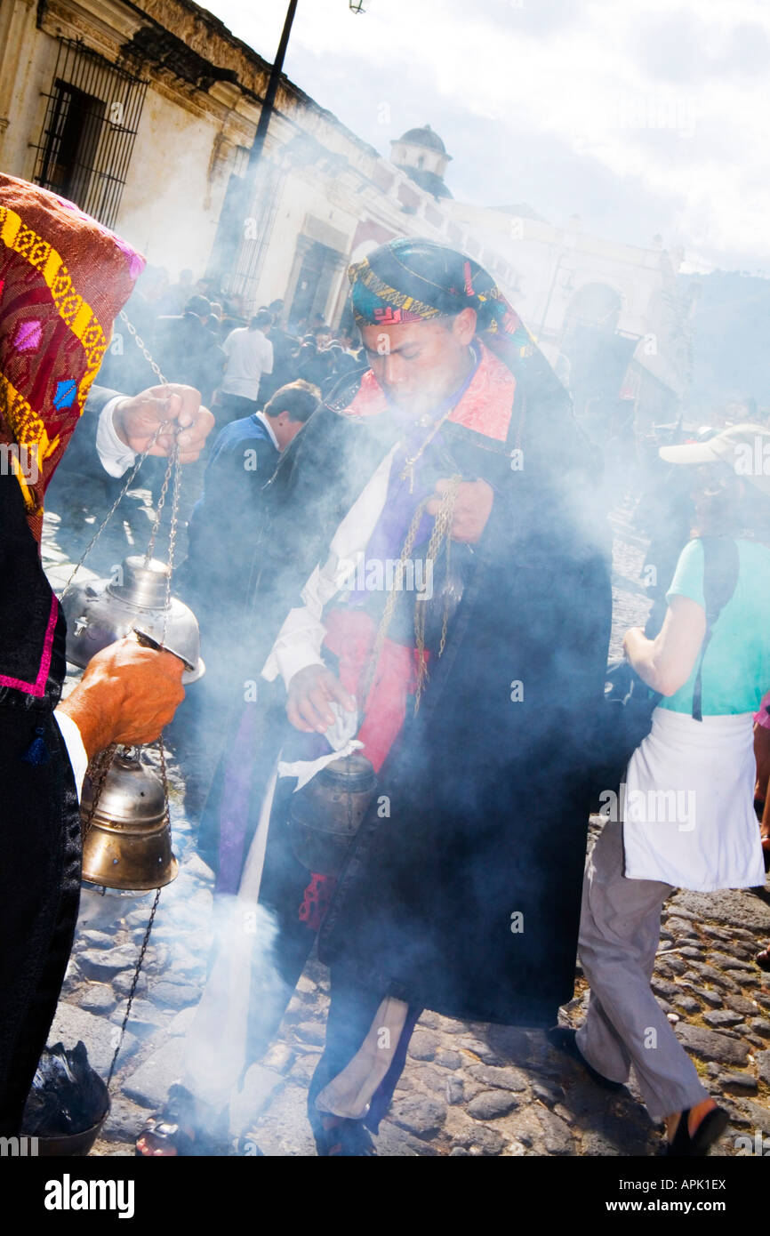 Catholic Procession Antigua Guatemala Stock Photo - Alamy
