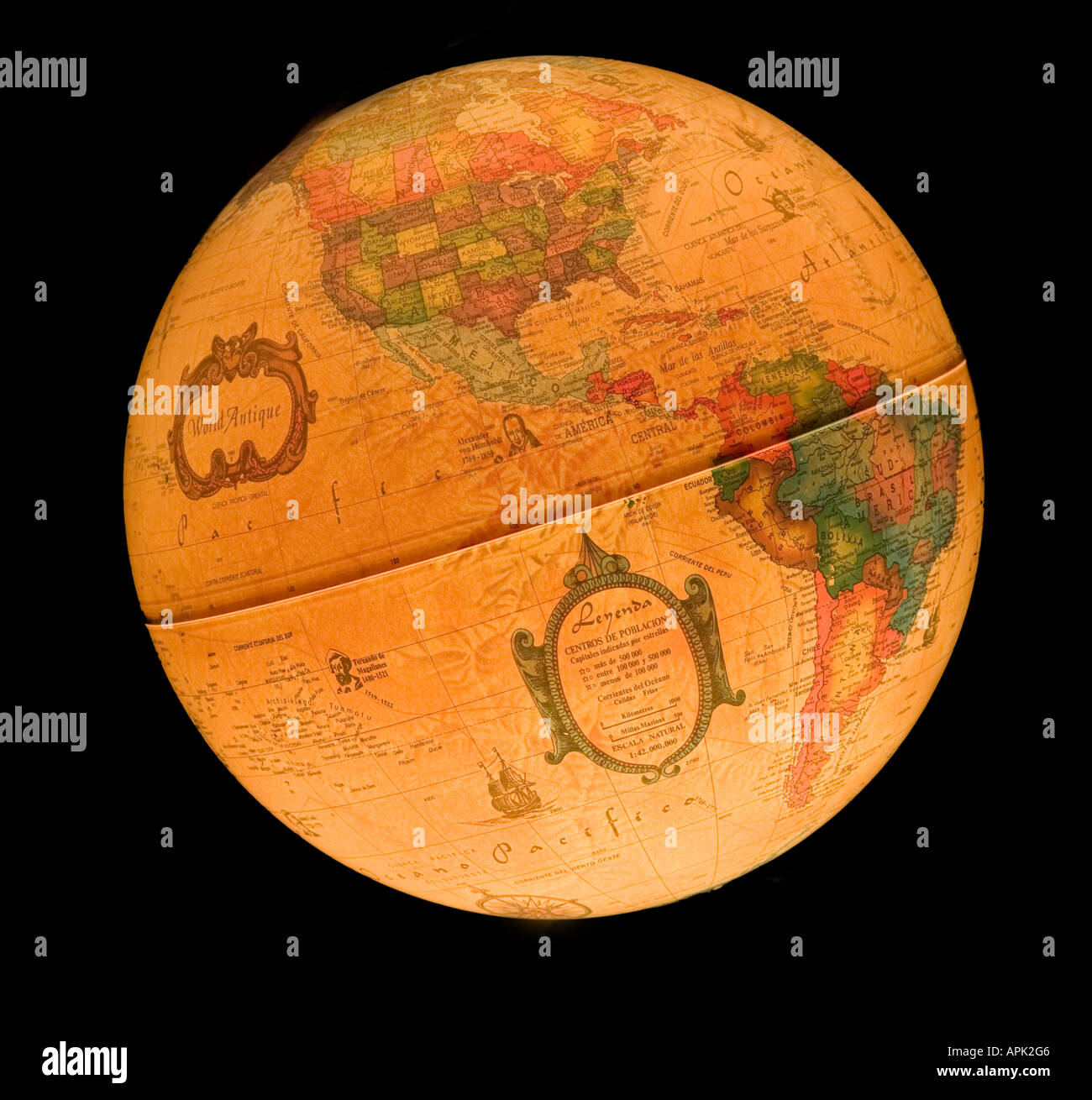 Desk globes hi-res stock photography and images - Alamy