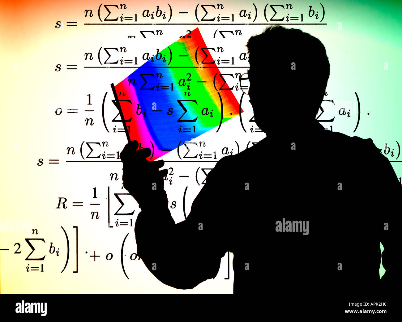 doctor studying medical color transparency Stock Photo - Alamy