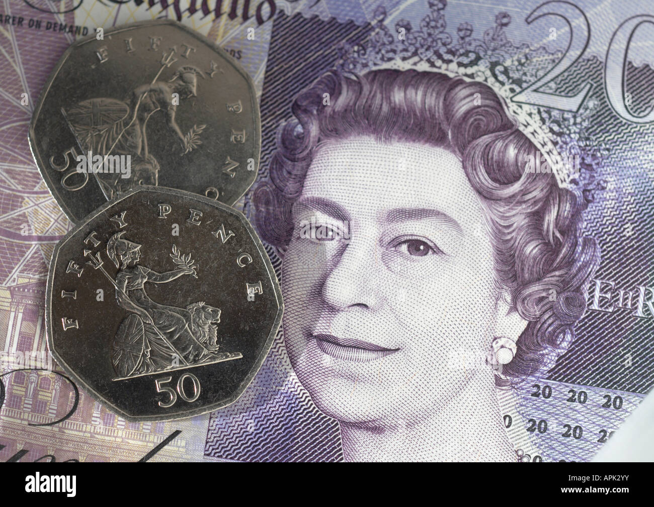 50 pence coin hi-res stock photography and images - Alamy