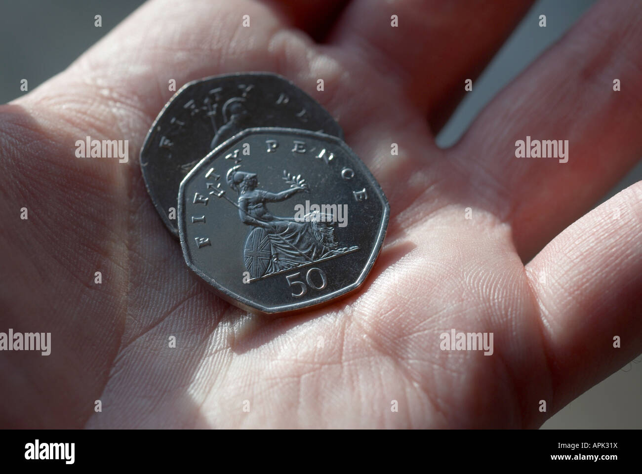 50 pence hi-res stock photography and images - Alamy