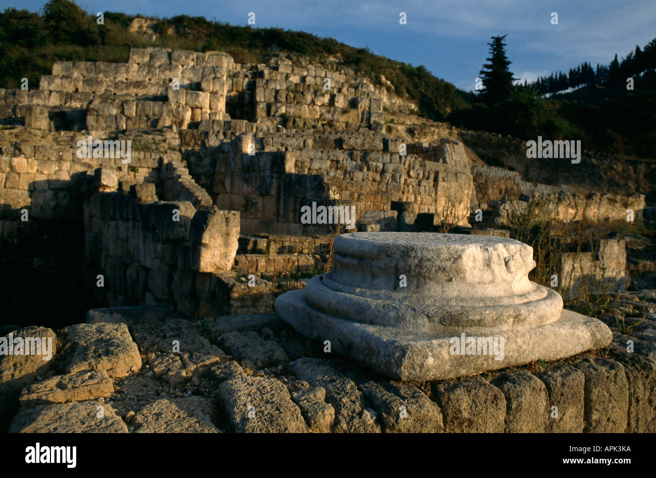 Lebanon sidon roman site ruins hi-res stock photography and images - Alamy