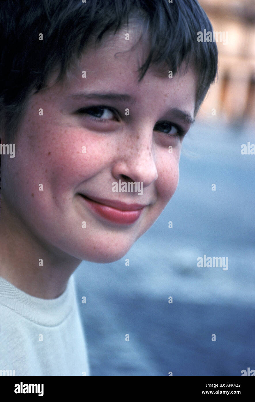 Boy with dimples hi-res stock photography and images - Alamy