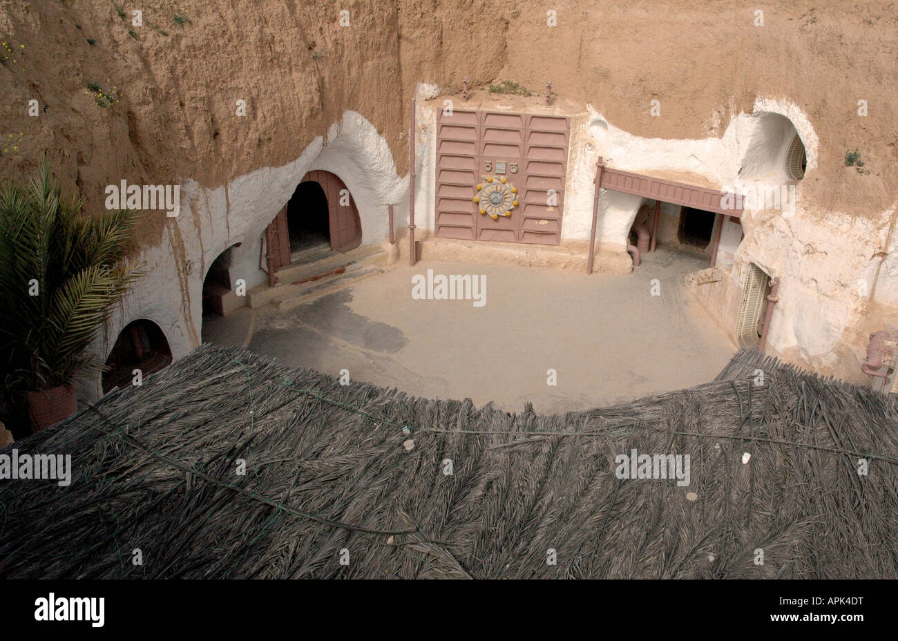 Hotel Sidi-Driss Matmata, Tunisia. Used as the Skywalker home in the ...