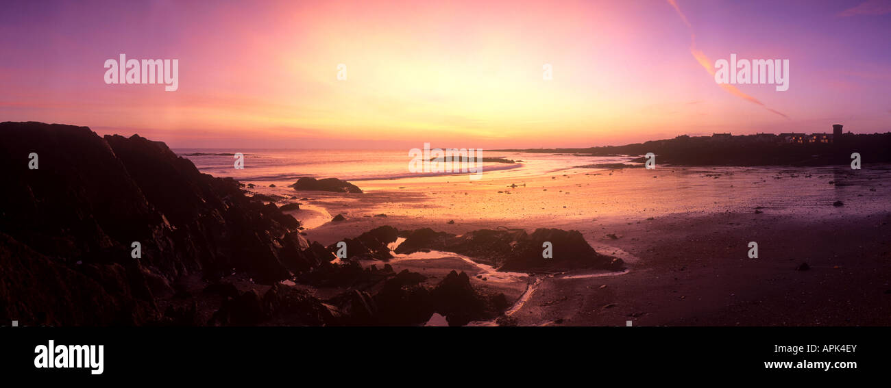Irish sunrise landscape at Millisle County Down Northern Ireland Stock ...