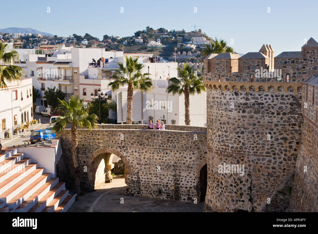 Almuñecar Costa Tropical Granada Province Spain Entrance to Castillo de ...