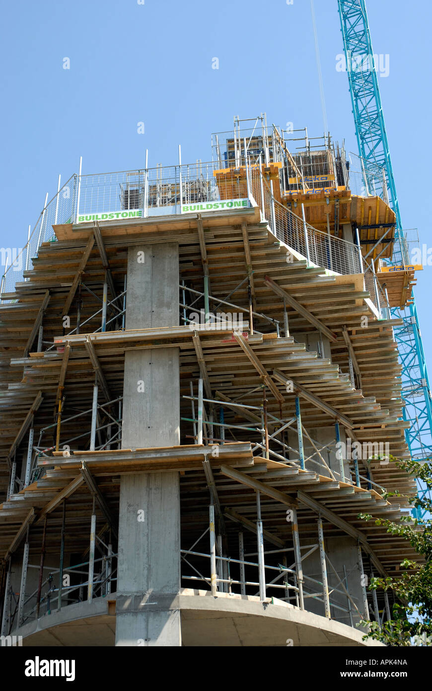 The Stratford Eye building construction site in Stratford London Stock ...