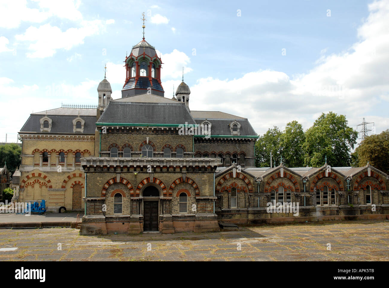 Pumping station designed by Joseph Bazalgette at Stratford London Stock ...
