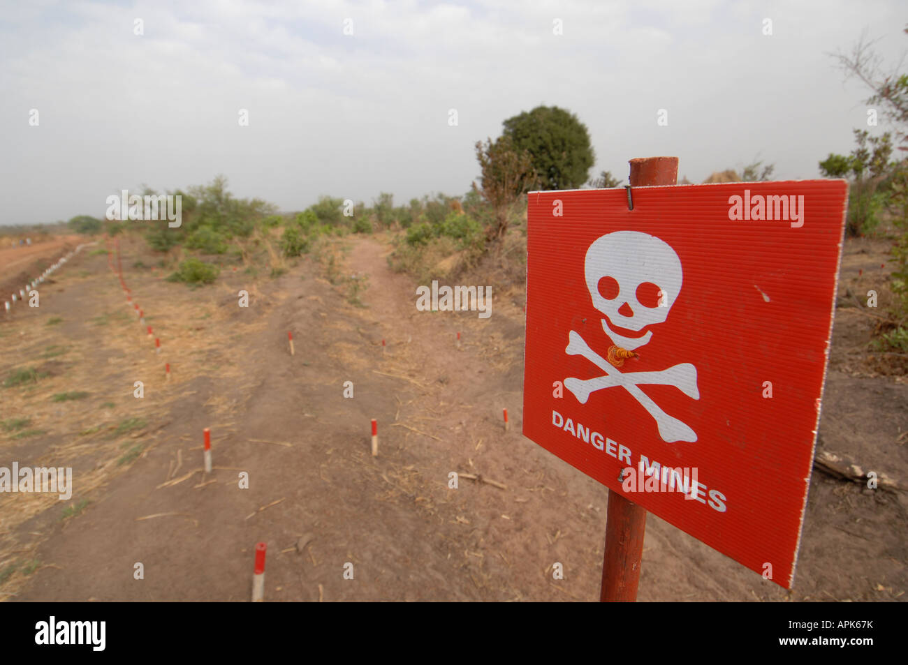 Minefield Warning Sign High Resolution Stock Photography and Images - Alamy