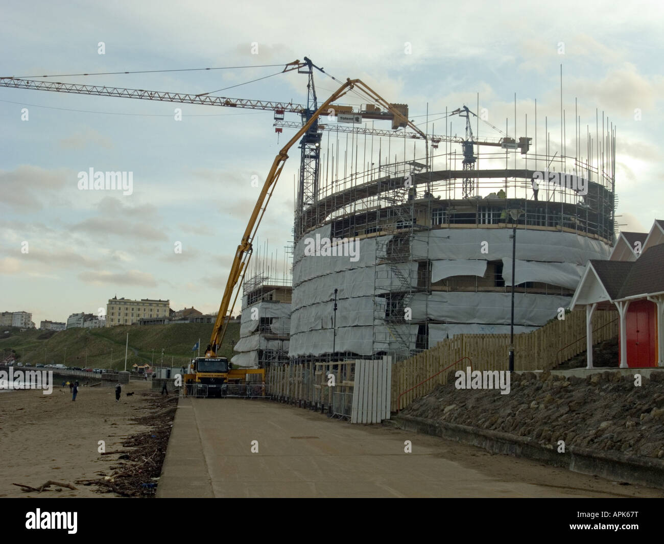 Construction of the Sands residential and leisure development, North ...