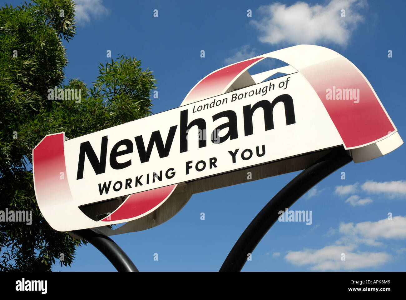 London borough sign stratford hi-res stock photography and images - Alamy