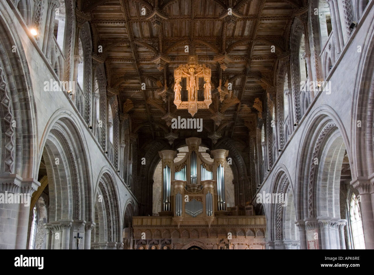 Interior st davids cathedral in hi-res stock photography and images - Alamy