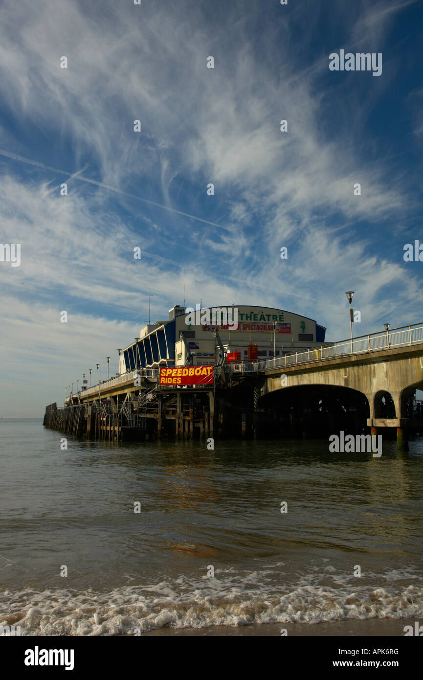 Bournemouth Pier in the morning sunshine Stock Photo - Alamy