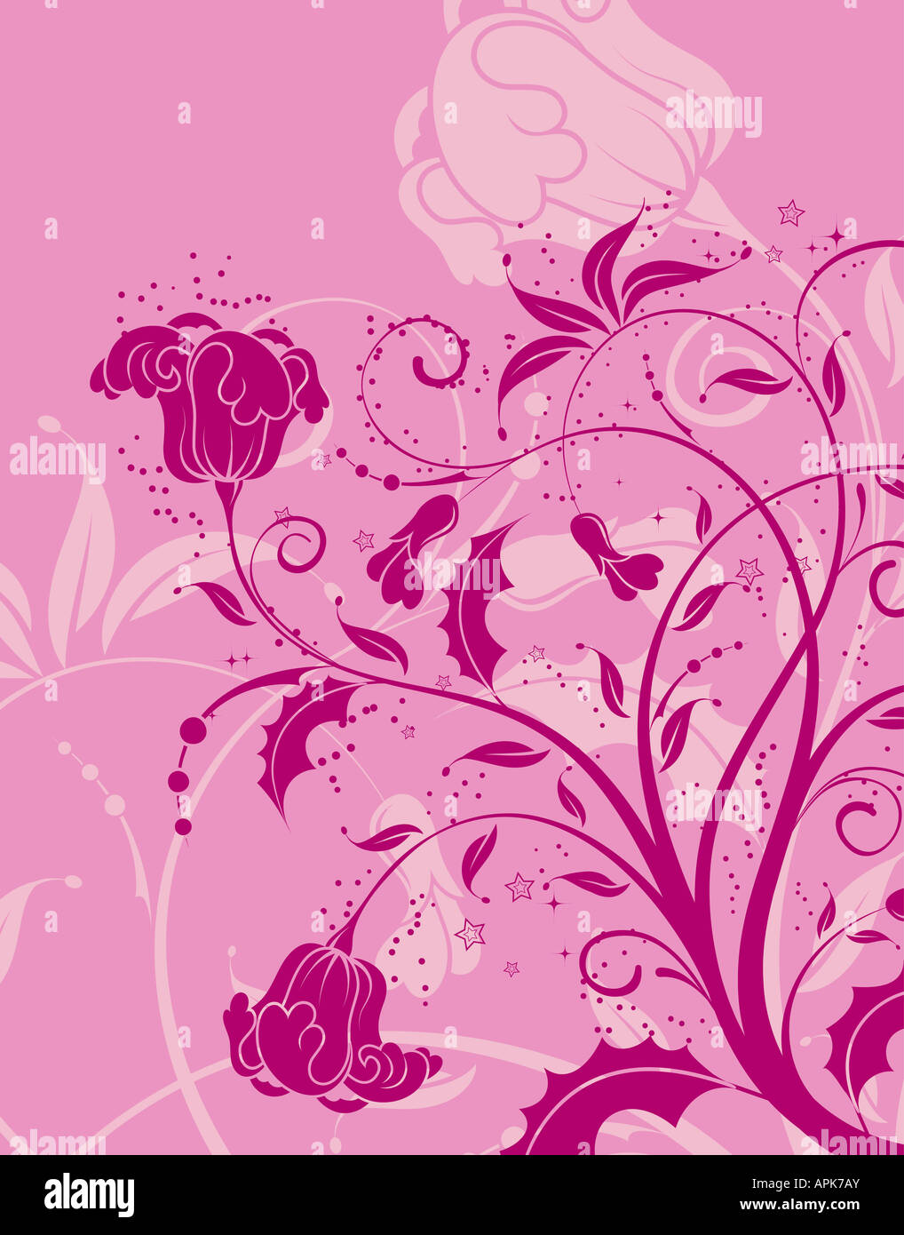 Abstract flower background element for design vector illustration Stock ...