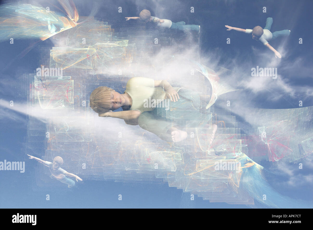 Asleep and flying hi-res stock photography and images - Alamy