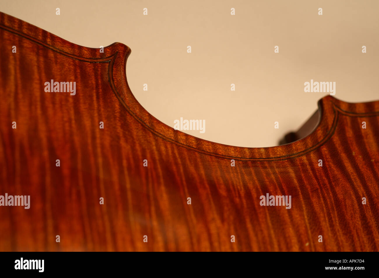 Back of a violin Stock Photo - Alamy