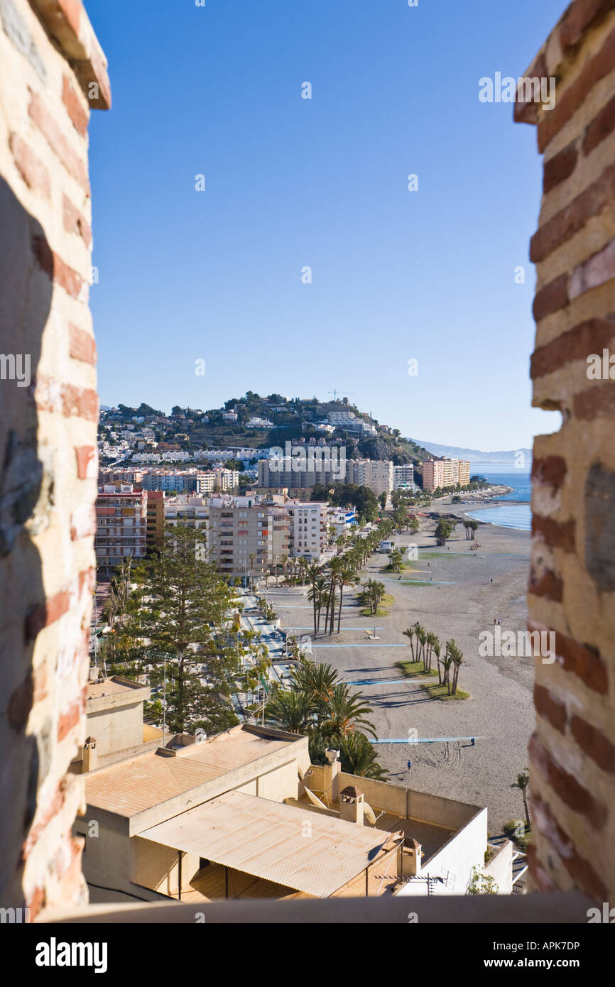 Almuñecar Costa Tropical Granada Province Spain View from Castillo de ...