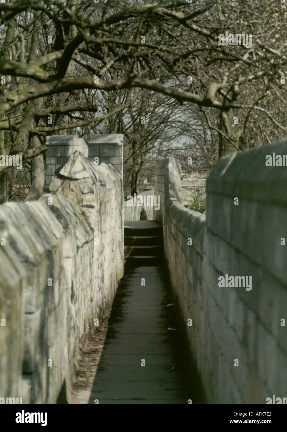 The medieval walls around York Minster North Yorkshire England UK Great ...