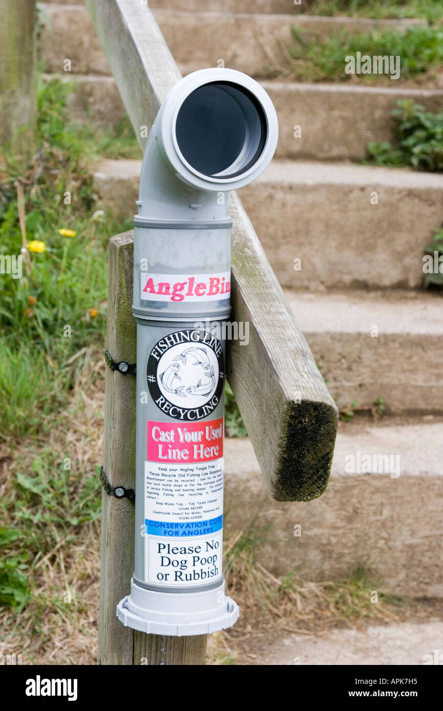 Plastic waste drainpipe used for recycling of fishermen's waste fishing ...