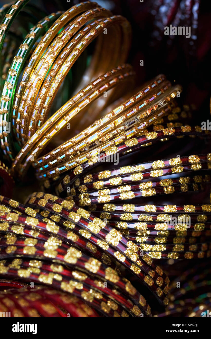 Coloured india glass bangles Stock Photo - Alamy
