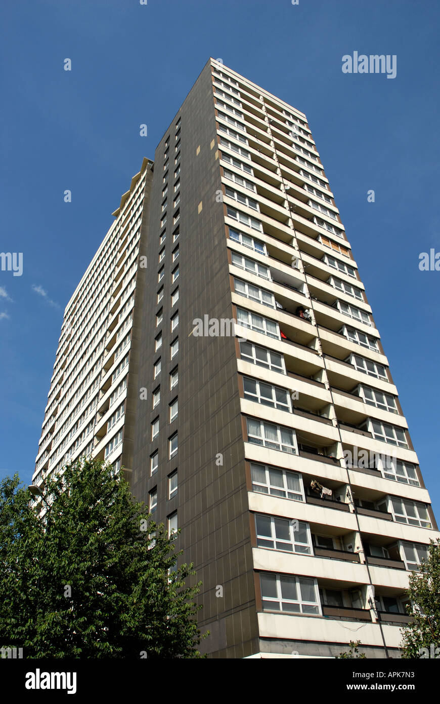 Council housing tower block in Carpenters Road Stratford London Stock ...