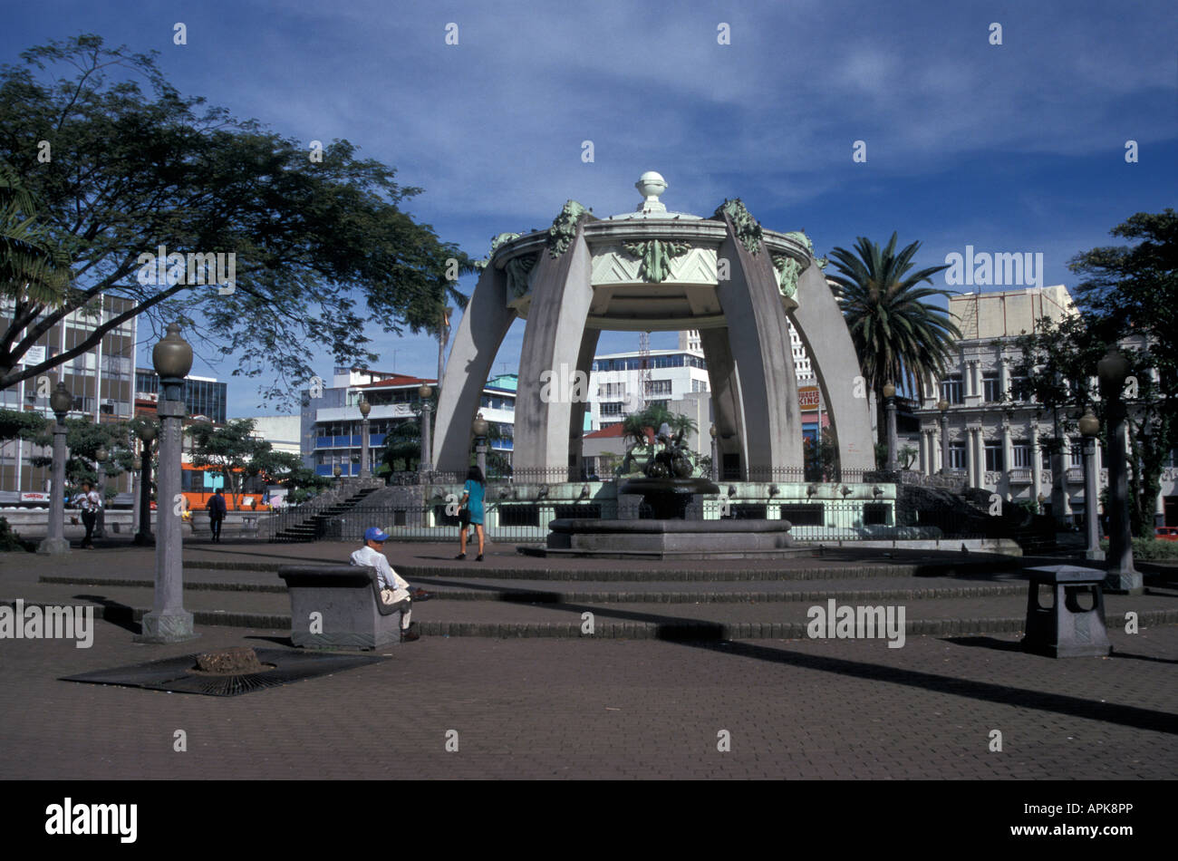 The Parque Central in downtown San José, Costa Rica Stock Photo - Alamy