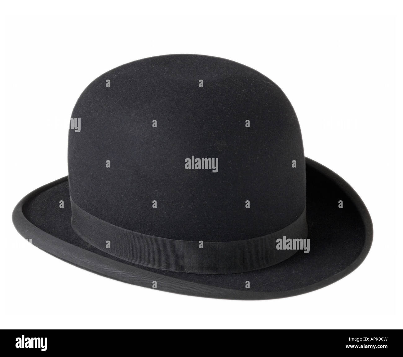 Man with bowler hat Cut Out Stock Images & Pictures - Alamy