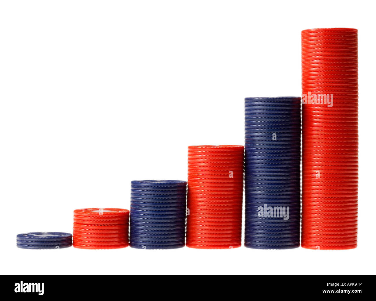 Stacks of poker chips Stock Photo - Alamy