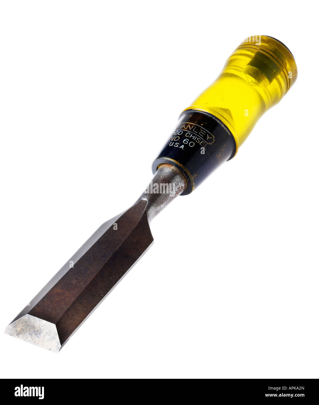 Antique Stanley wood chisel Stock Photo - Alamy