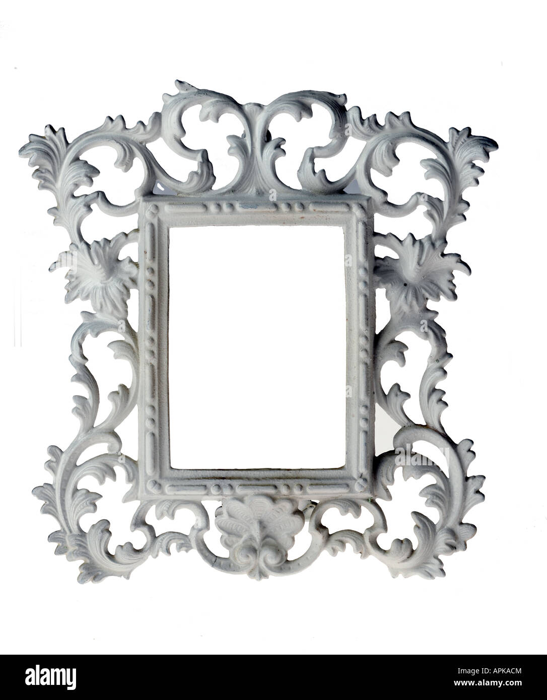 Antique cast iron picture frame Stock Photo - Alamy