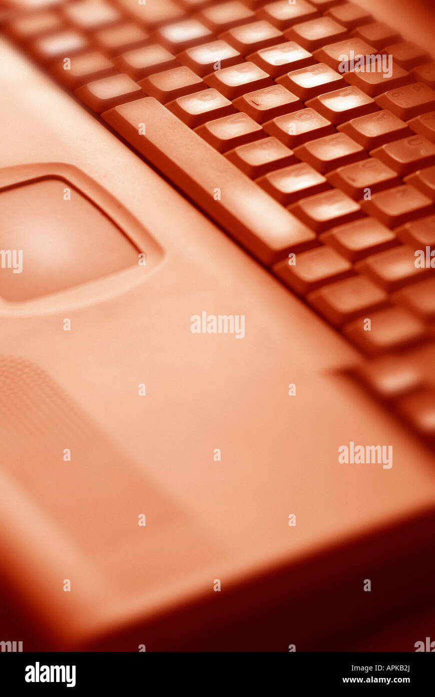 Detail of laptop keyboard Stock Photo - Alamy
