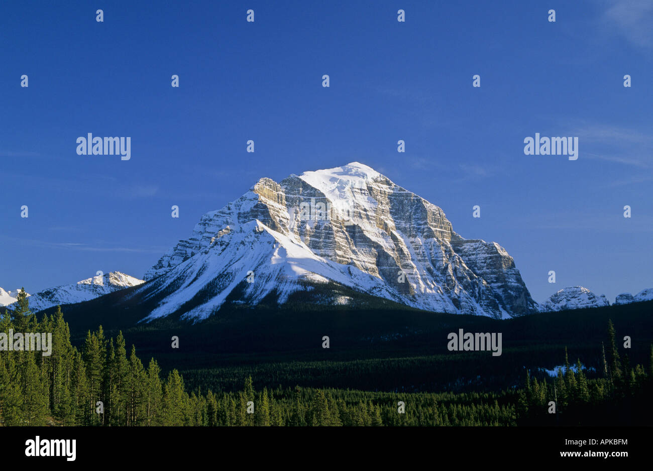 Mt temple banff hi-res stock photography and images - Alamy