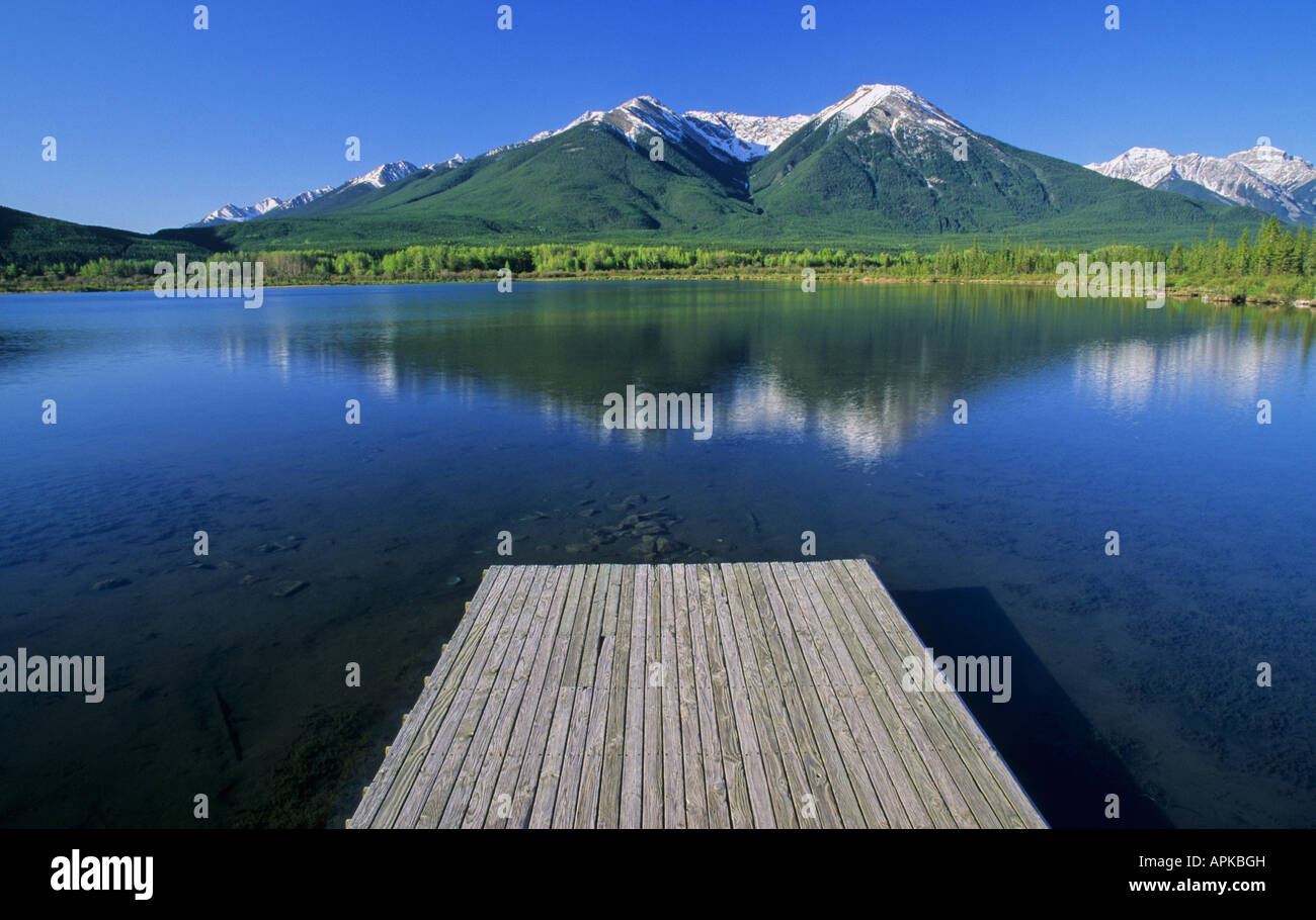 Vermilion Lakes and the Sundance Range Banff National Park Alberta ...