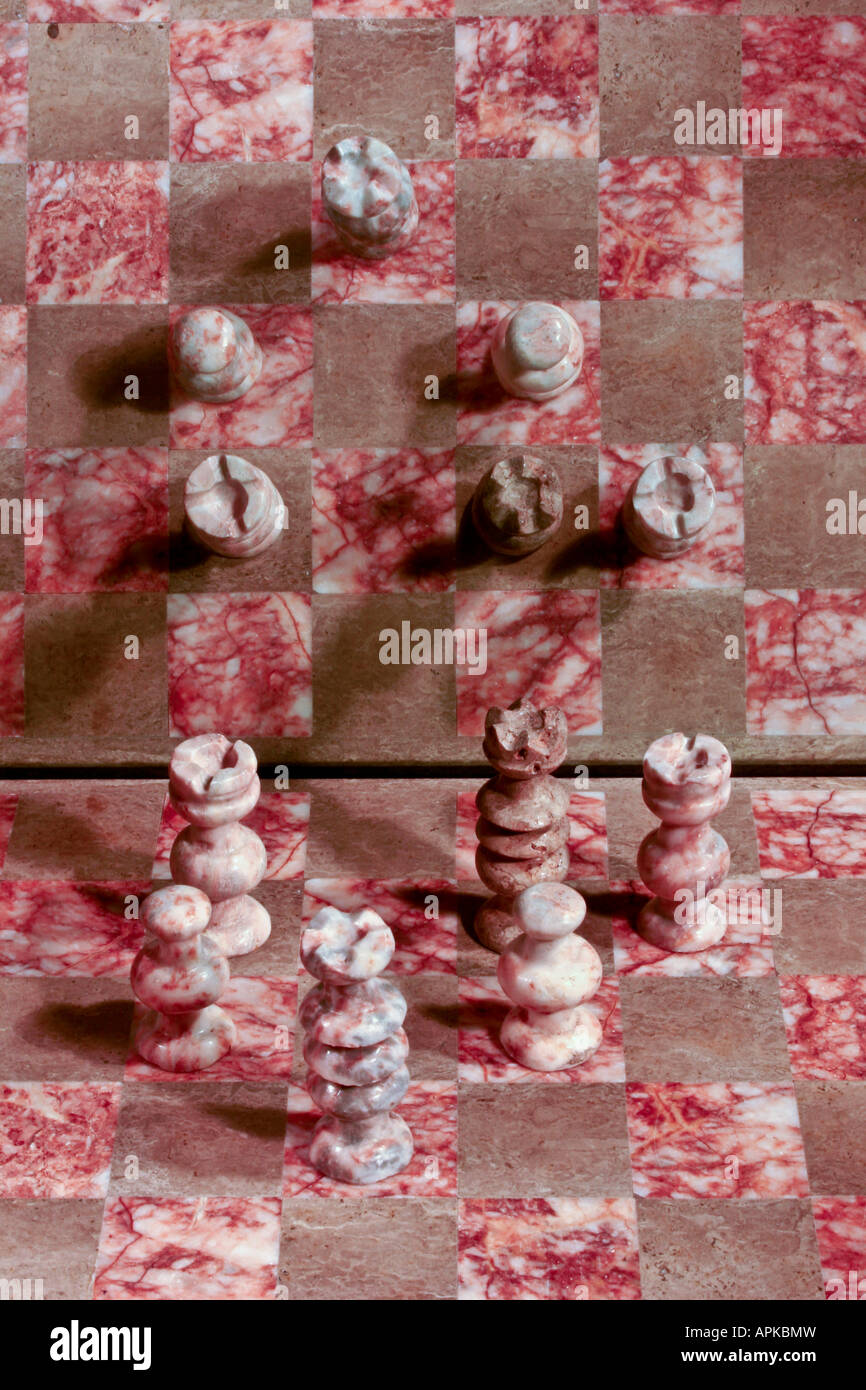 Abstract Chess Mirror Image Stock Photo - Alamy