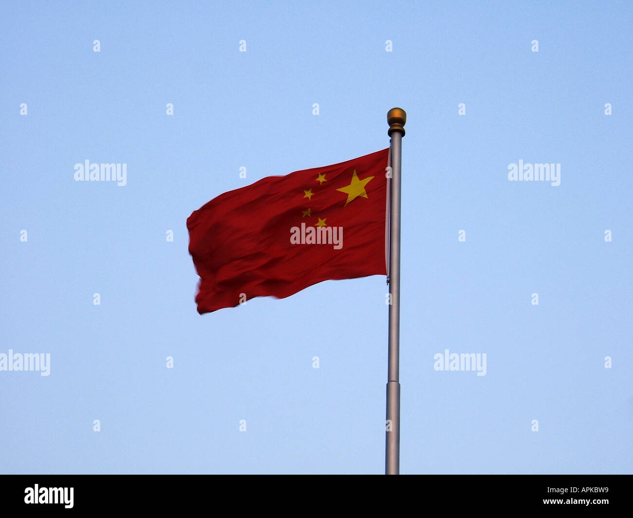 Chinese flag ,Tiananmen Square Beijing China Stock Photo - Alamy