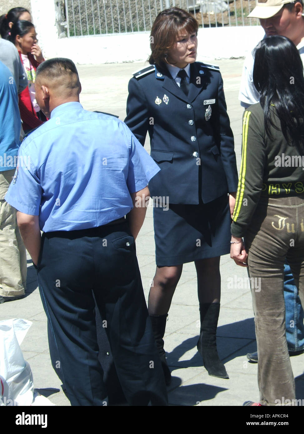 Border security on the Trans Siberian express Stock Photo - Alamy
