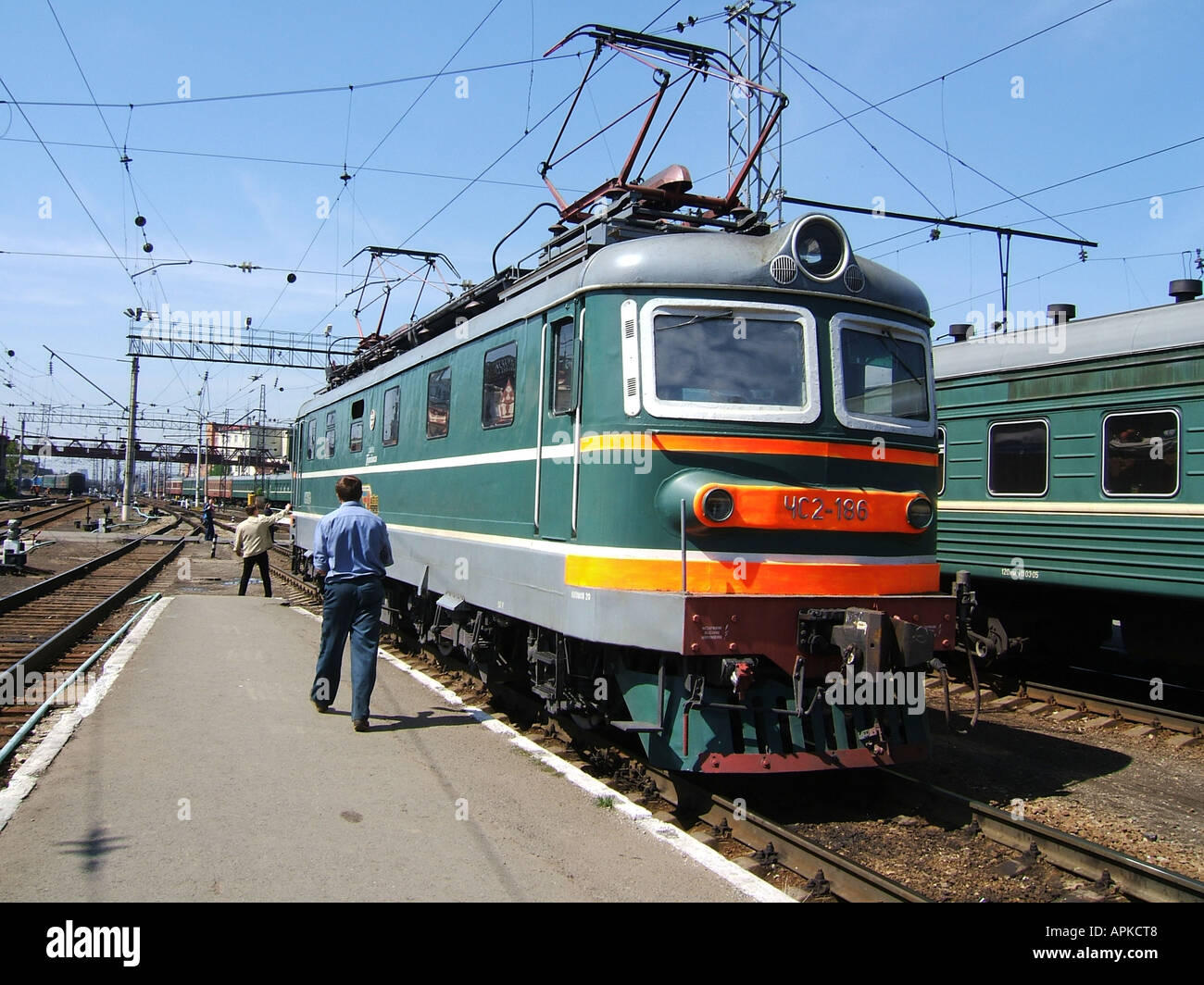 Trans Siberian express Stock Photo - Alamy